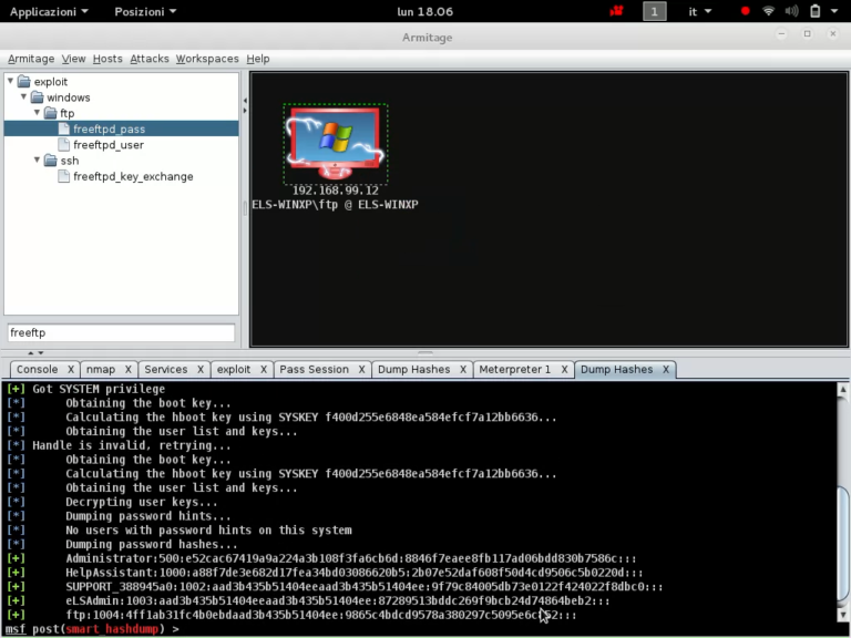 Metasploit E Armitage Guida 2 Di 3 Hacker Web Security