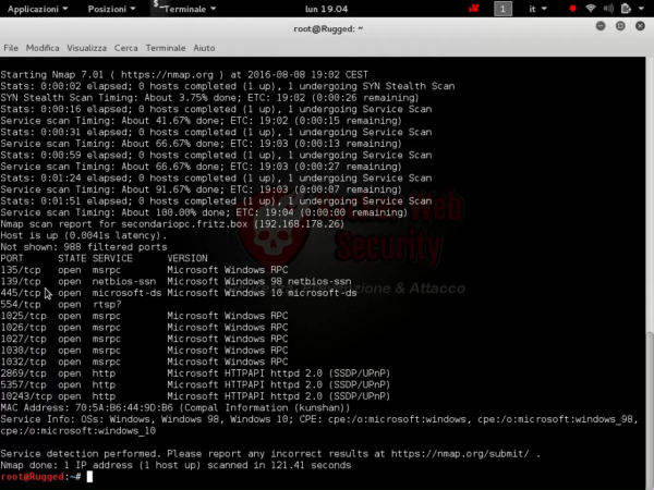 Nmap Scan Hacker Web Security