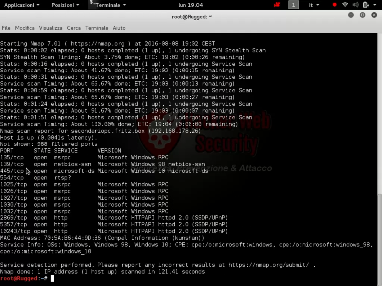 Nmap Scan Hacker Web Security