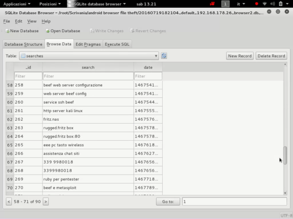 Sqlite Database Browser Android Hacker Web Security 