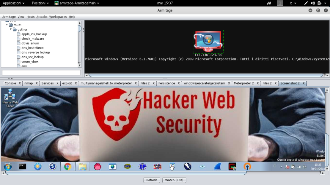 Pentest Completo Con Armitage Hacker Web Security