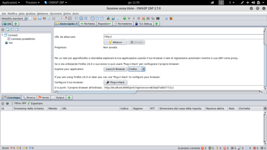 Ispezione Manuale Con Owasp Zap Hacker Web Security